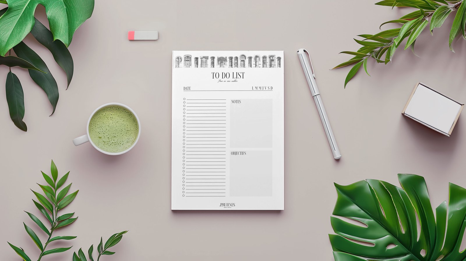 Bloc-Note "To Do List" - Format A5 - Prulines